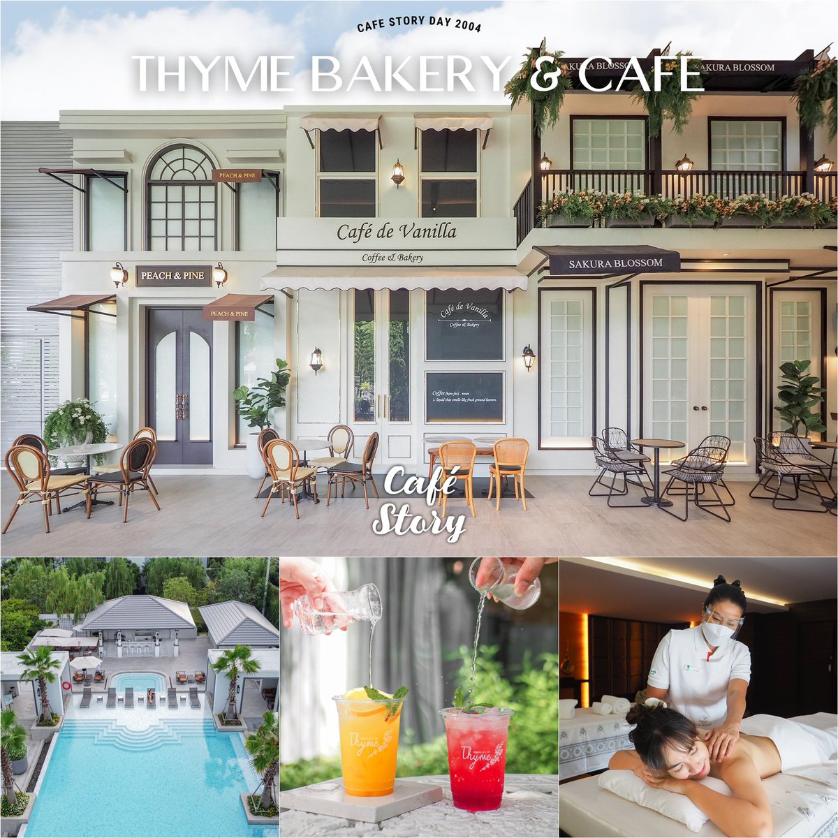 Cafe Story : รีวิวคาเฟ่ on Twitter: "#รีวิว Thyme Bakery & Cafe By Health Land Resort & Spa 🏡🥐🍽☕ ...