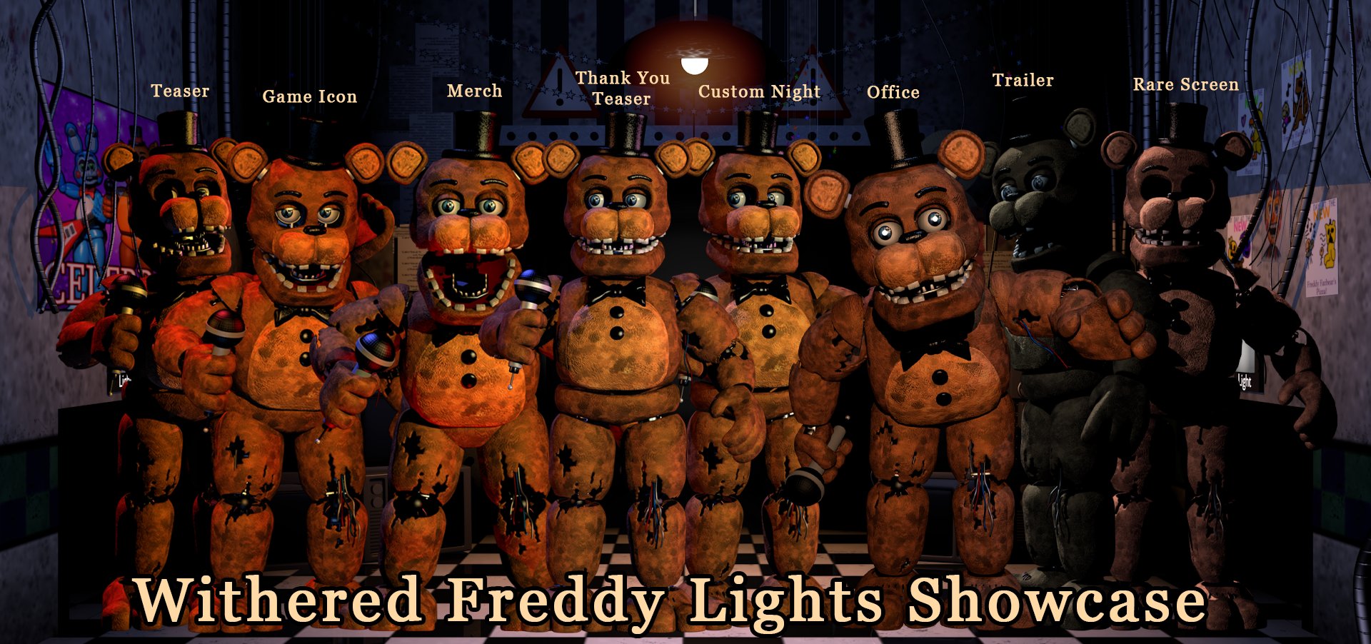 Withered Freddy Full Model Withered Freddy By E A Download Free 3D