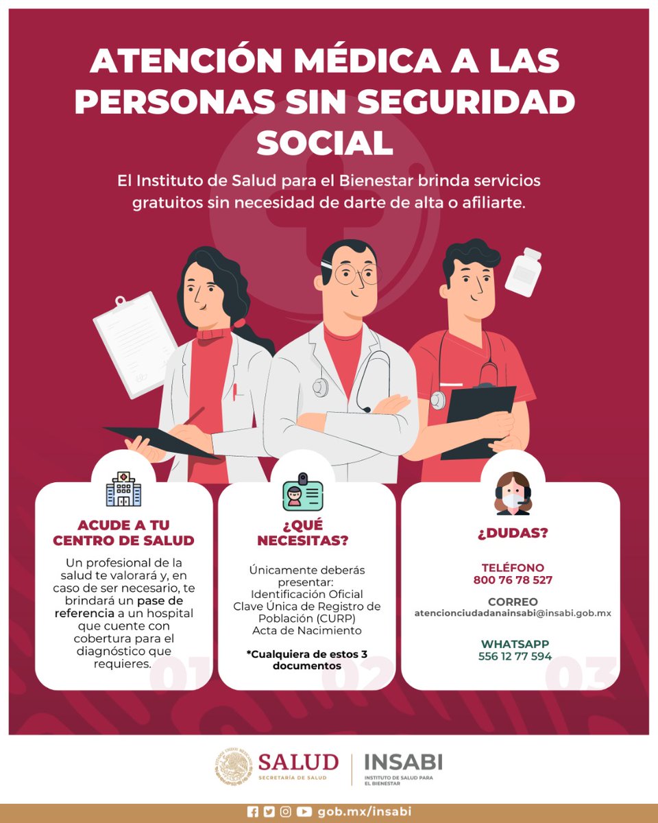 Ssalud Tabasco On Twitter Rt Insabi Mx El Insabi Garantiza La