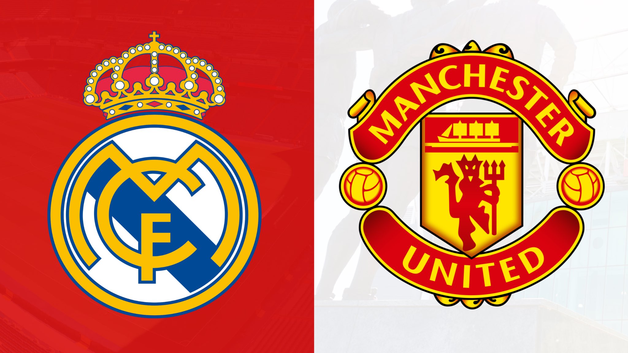 Logotipo Del Manchester United Y Del Real Madrid