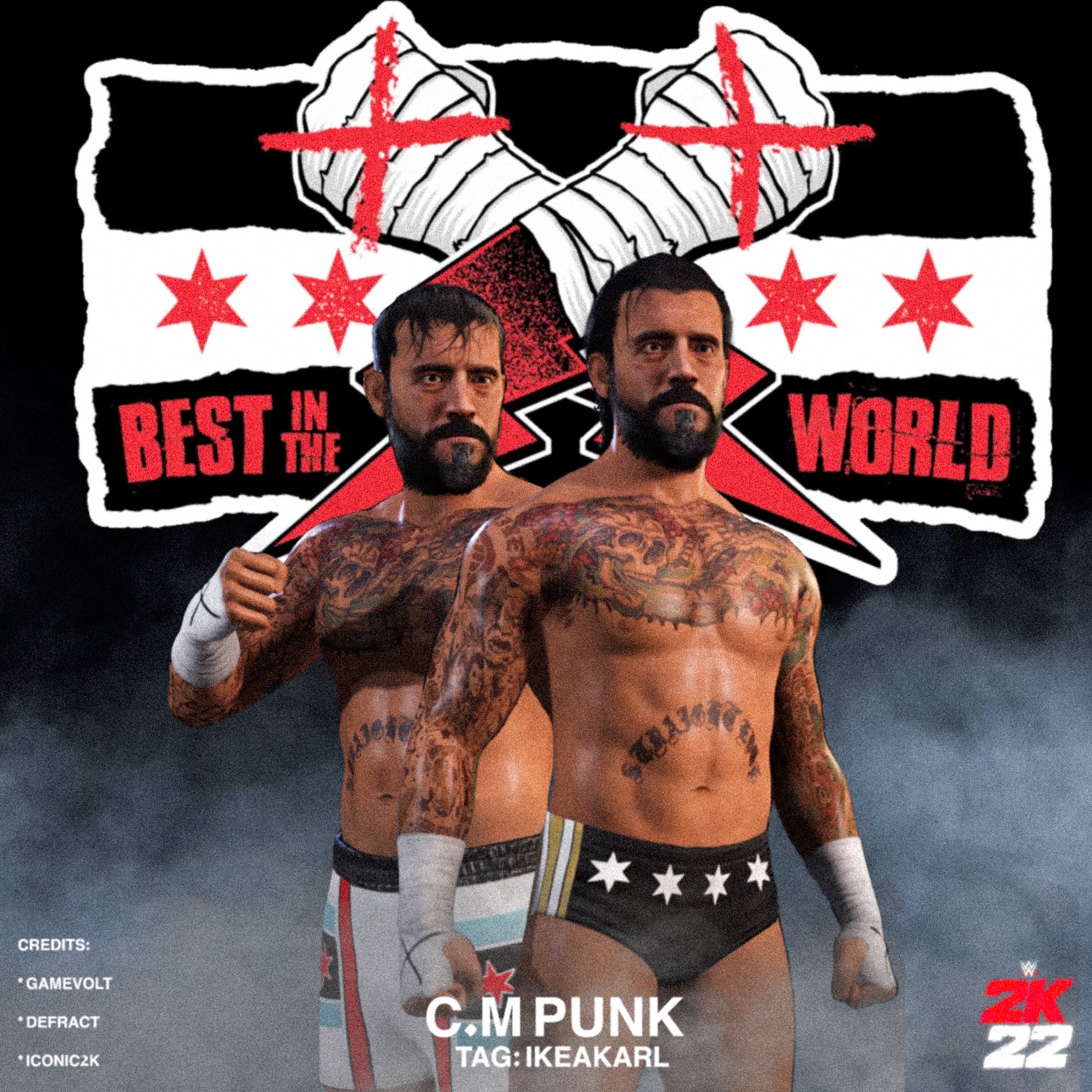 Cm Punk Logo Tattoos AEW: The United Center's Newest Sponsorship Is
