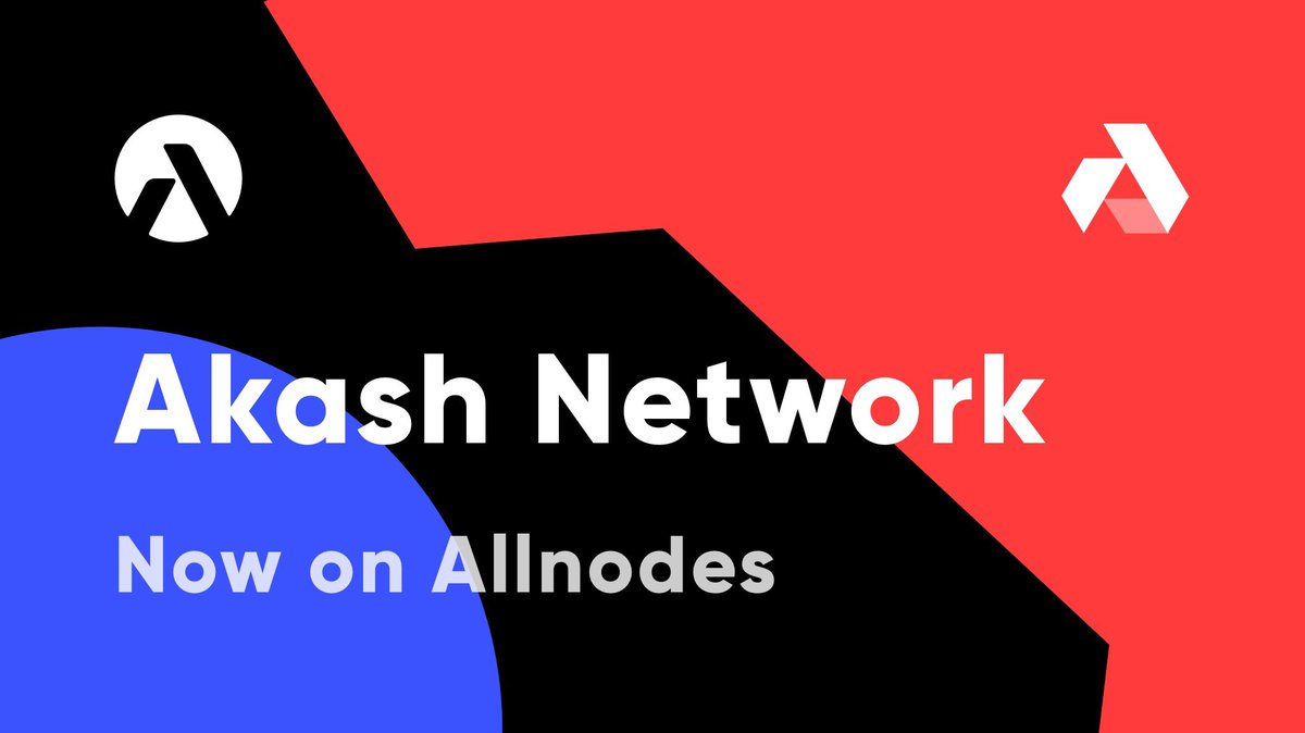 Akash Network (AKT) Nodes & Staking are now available on Allnodes : r ... Akash Network (AKT) Nodes & Staking are now available on Allnodes : r ...