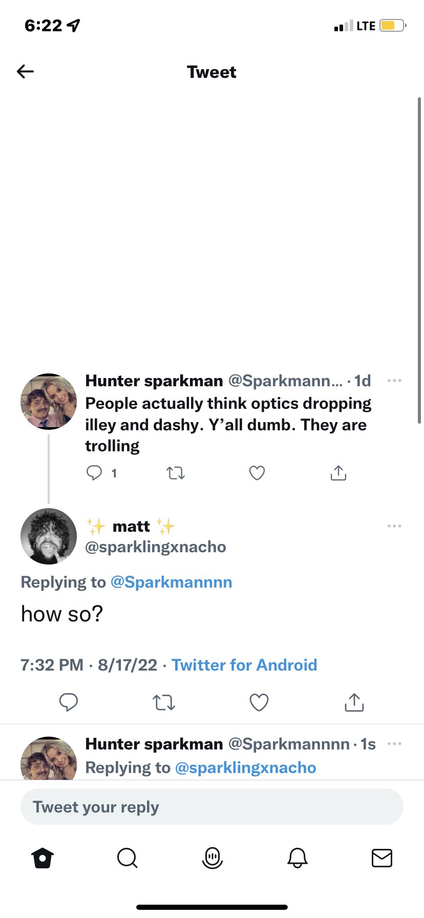 Hunter sparkman on Twitter: "@Attach False never trolled me I knew it https://t.co/O5JH44ERXn ...