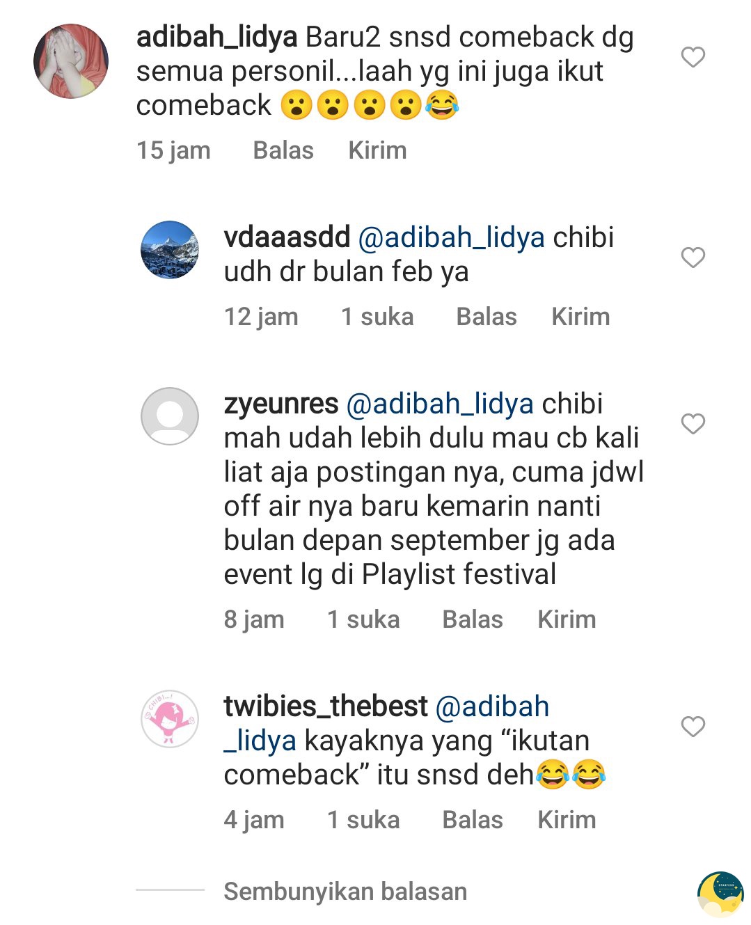 starfess | TRIGGERNYA -star on Twitter: "-hi groupnya comeback, warnya ...