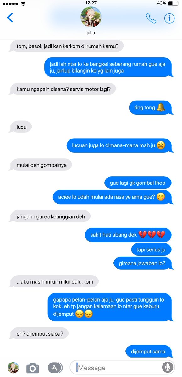 ON 📩 | BACA RULES NO 8 📌 on Twitter: "Hello everyone mff ganggu ini au! ny udh jd blm aku TELAT😀"