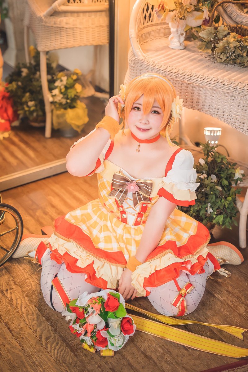 🌟凛星🌟(はむっころ)さんとその他99人 on Twitter: "RT @Riho_cos: 【cos】 Love Live / フラワーブーケ覚醒後💐 💛 星空 凛 💛 📸：かず専さん"