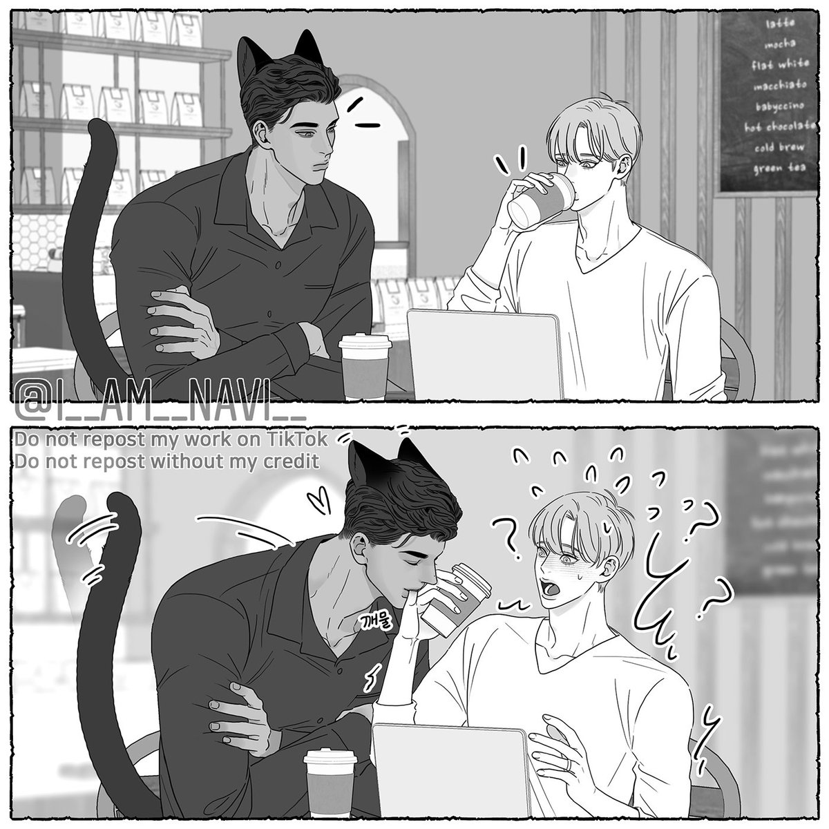 「🐇💨💨_2 Do not repost my work on tiktok Do not repost with」나비ㅣNAVIの漫画