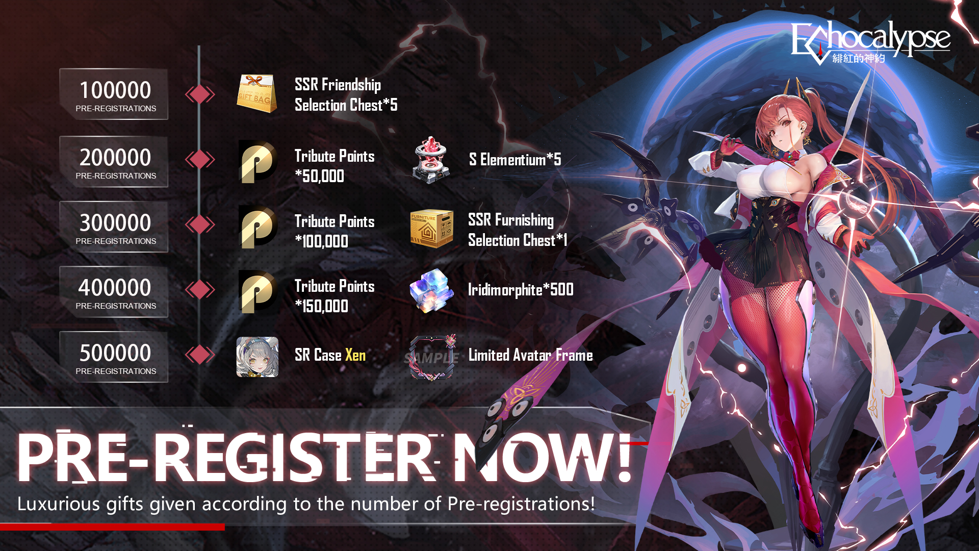 Echocalypse on Twitter: "Dear Awakeners: The pre-registration milestone event is on! We will ...