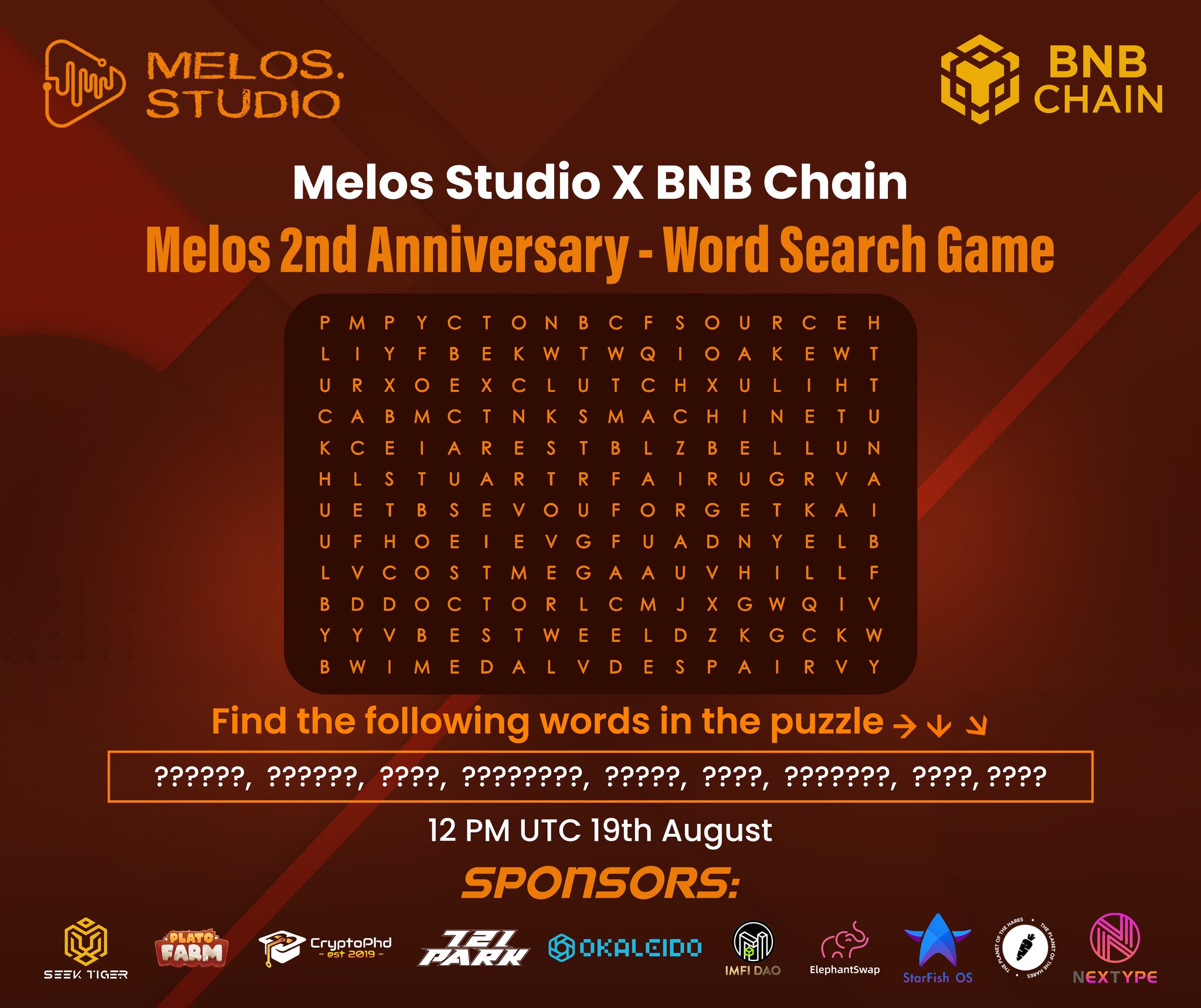 Melos Studio on Twitter: "Melos Word Search Game #5 is LIVE🎉 Sonus is a game-changing #MusicNFT ...