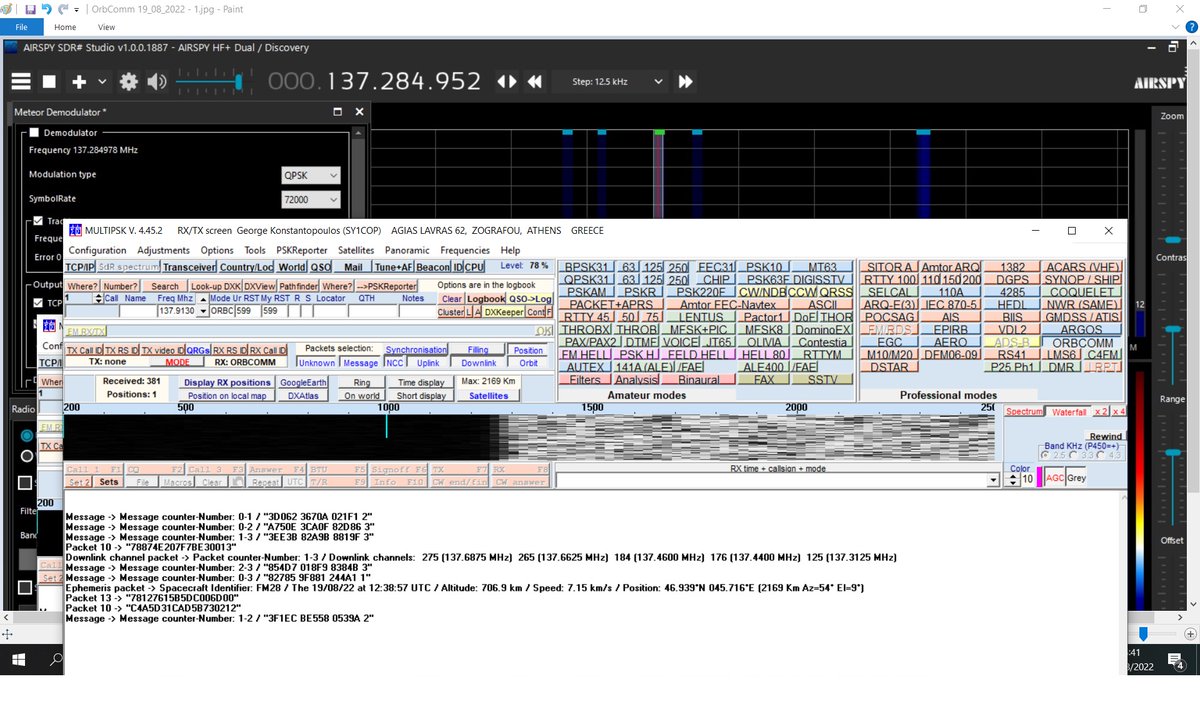prog on Twitter: "RT @gkonst1: OrbComm decoding with with Airspy + MultiPSK .... thank you # ...