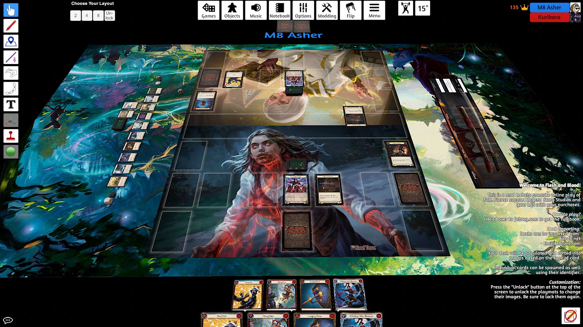 Kurikara on Twitter: "Hey @pawelburza! Picking up the ropes of @fabtcg with lovely people from ...