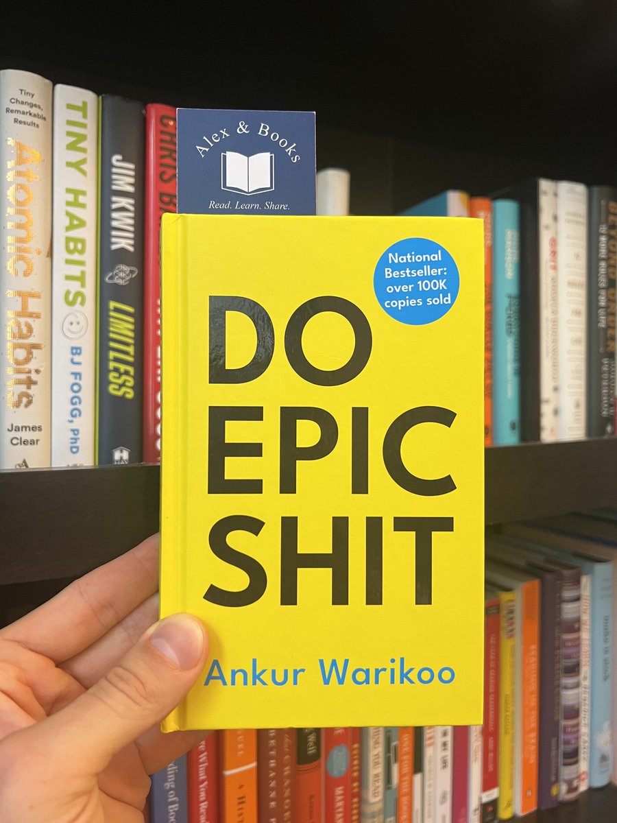 12 Lessons from "Do Epic Shit" by @warikoo: - Thread from Alex & Books ...