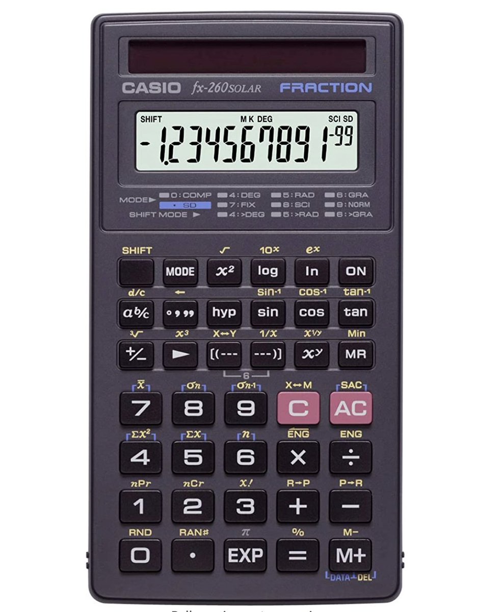 Remember when old calculators were solar-powered? That was a weirdly ...