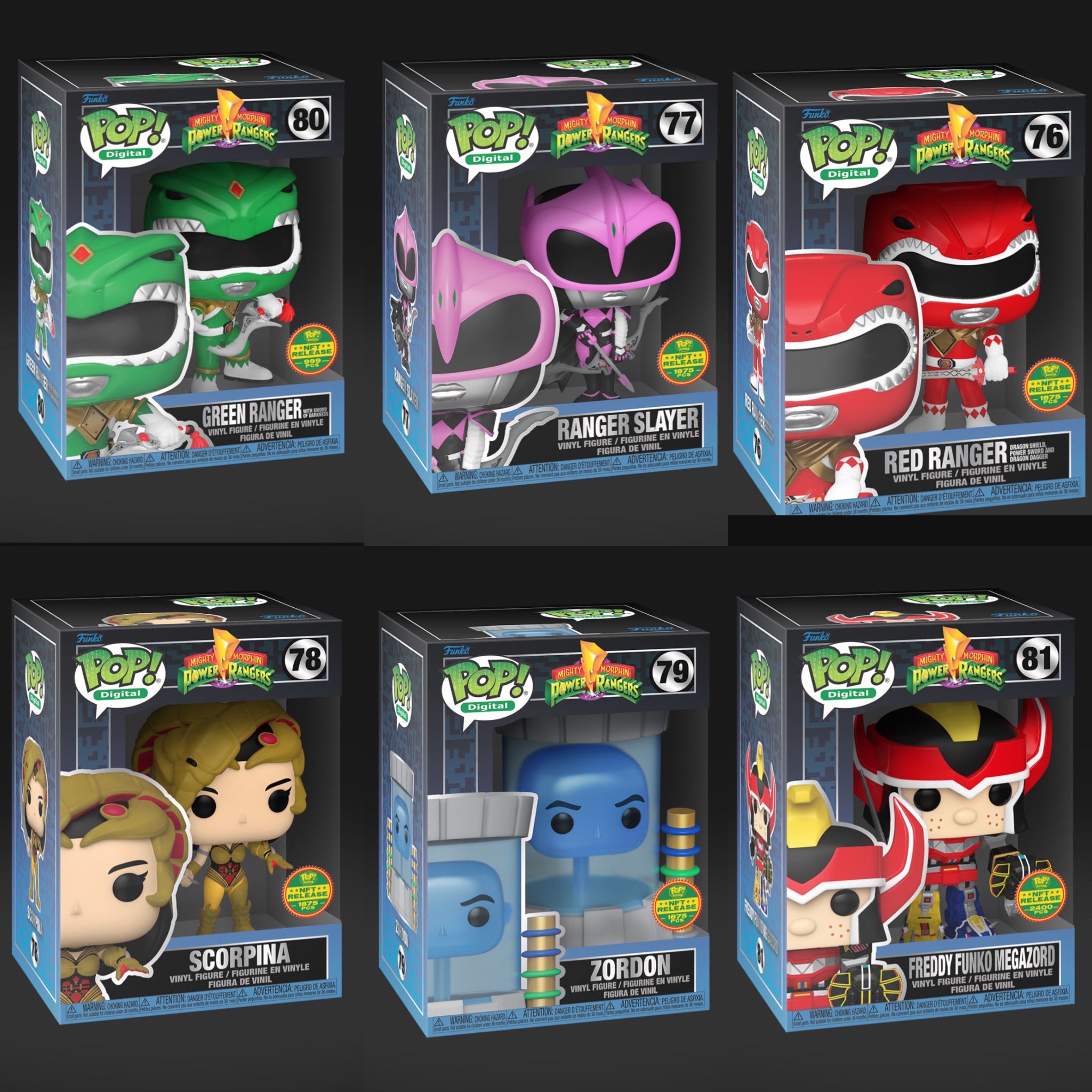 Funko POP News ! on Twitter: "Box glams for the new Power Rangers Funko POPs! Going live this ...