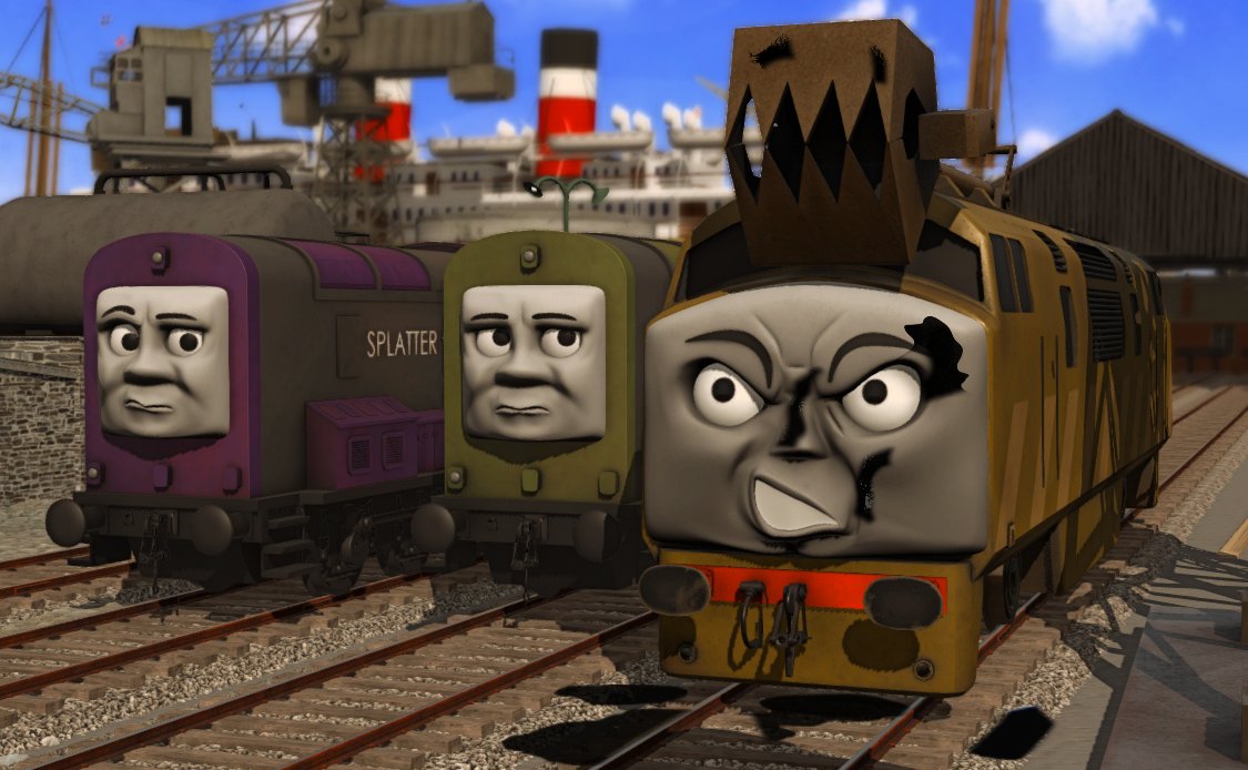 Thomas The Tank Engine Splatter And Dodge