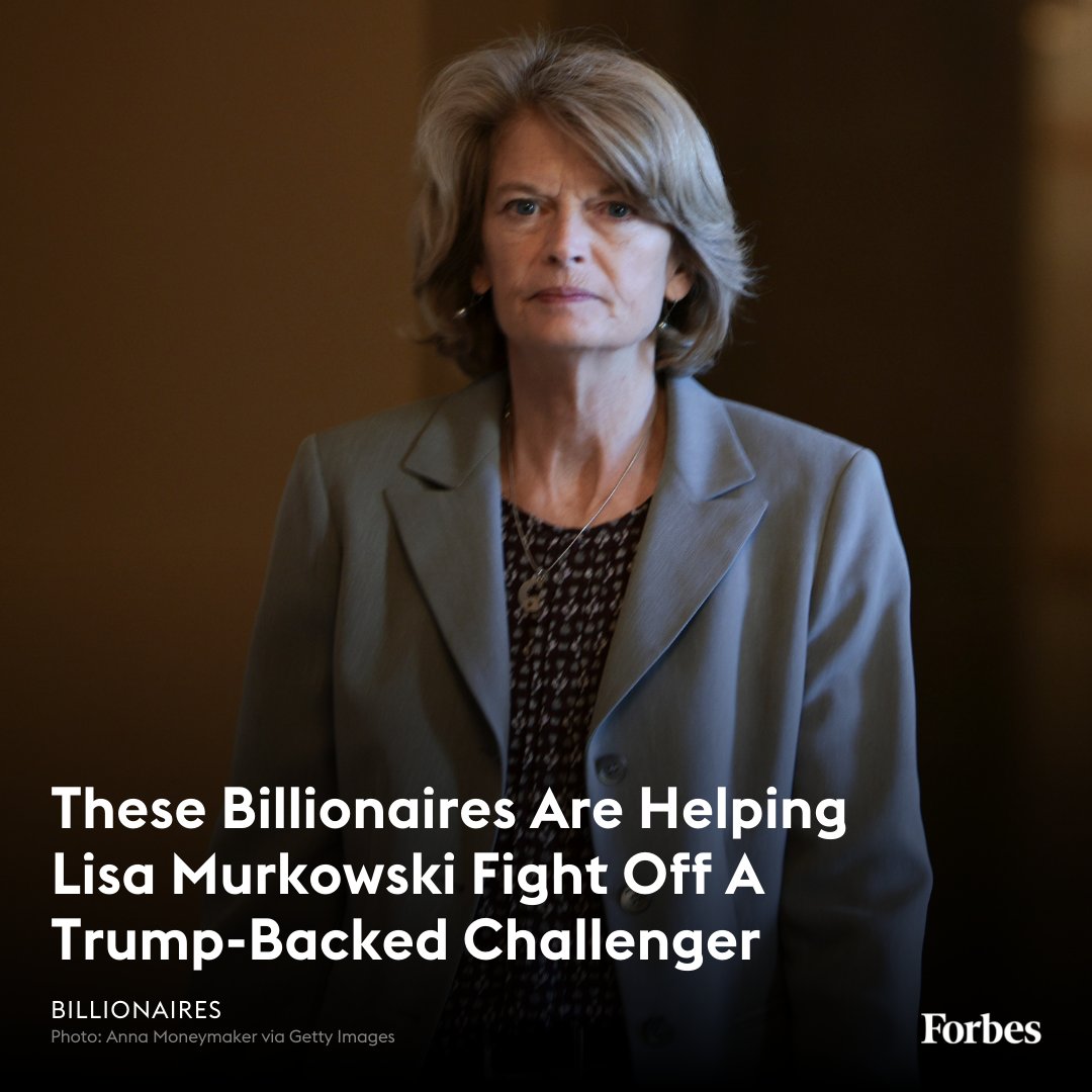 Alaska Sen. Lisa Murkowski has won the backing of several billionaire ...