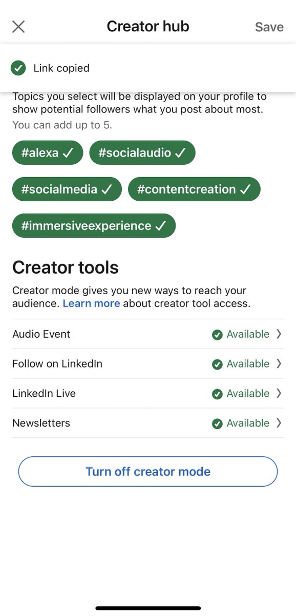 New for .@LinkedIn #creators: #followonlinkedin button/code. #creators #followonlinkedin ...