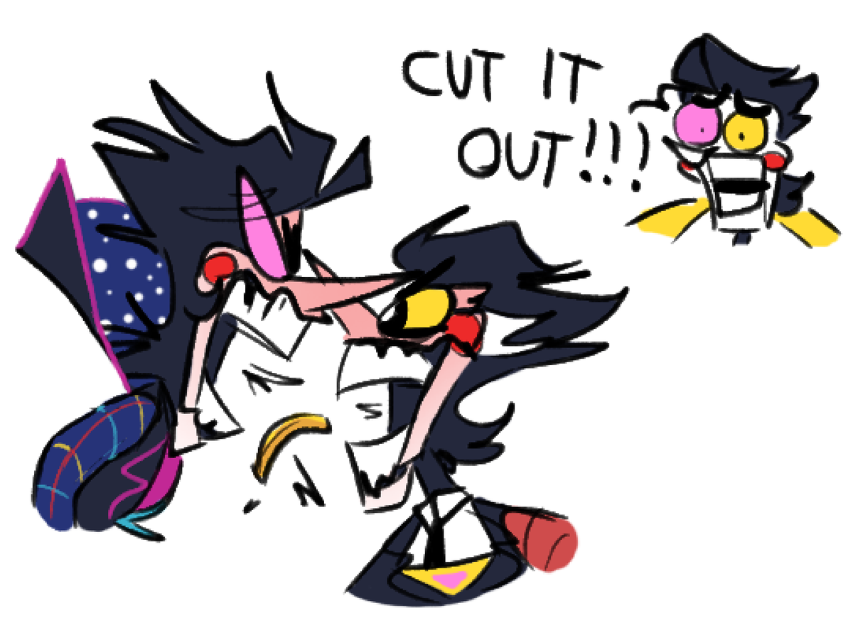 「Some old interactions between Scamton ('」|FlyingSnakeのイラスト