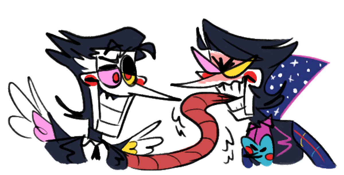 「Some old interactions between Scamton ('」|FlyingSnakeのイラスト