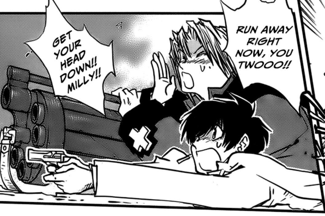 「wolfwood serving cunt once again we love to see it 」Leario 🍄 BDG3 brainwormsの漫画