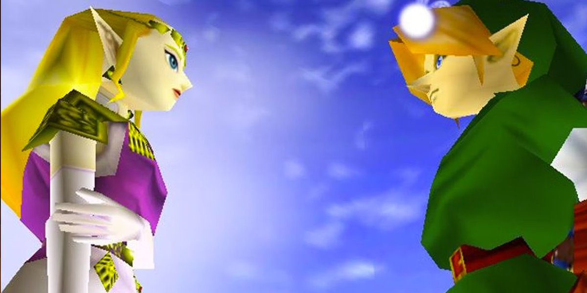 Link And Zelda Skyward Sword Ending