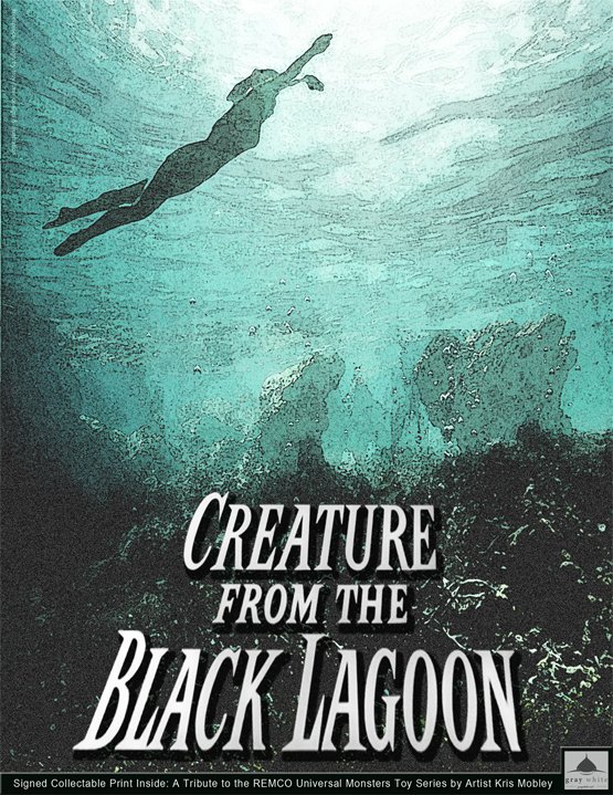 Troy Riser on Twitter: "@Scream_Team666 Creature from the Black Lagoon. I did a commercial art ...