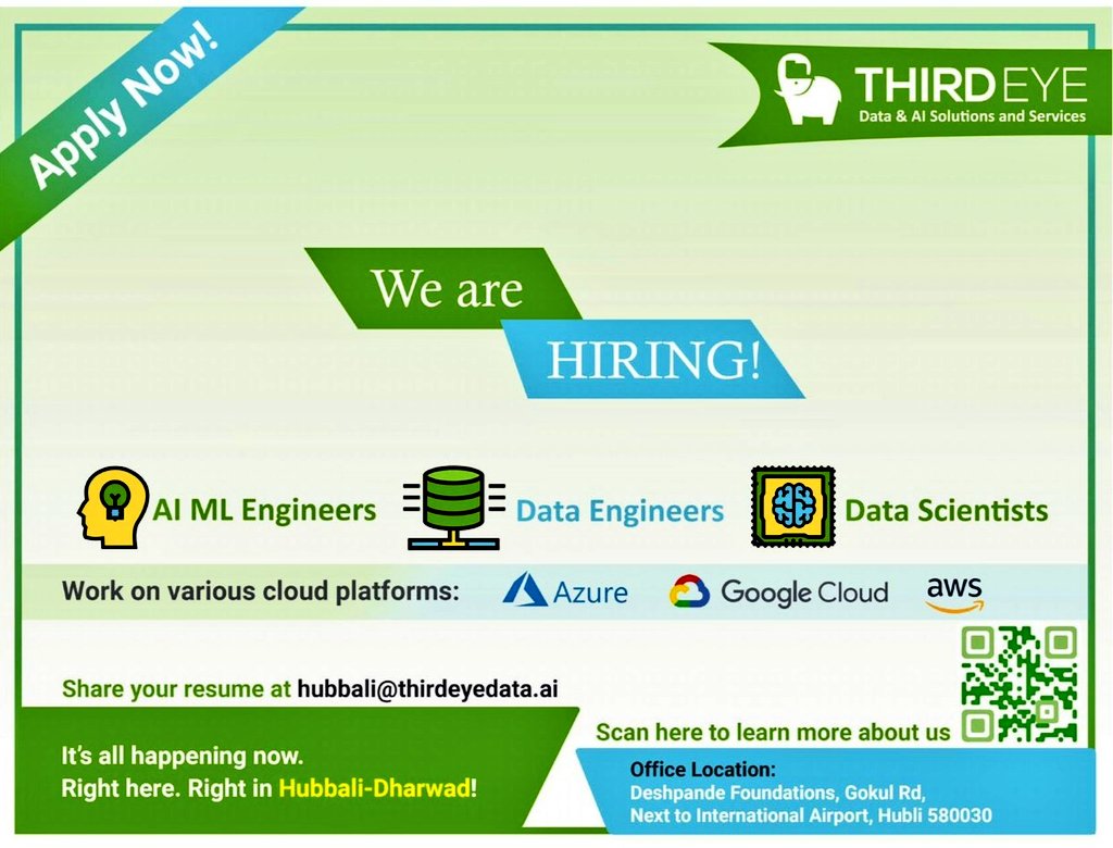 ನಮ್ಮ ಹುಬ್ಬಳ್ಳಿ-ಧಾರವಾಡ~Namma Hubballi-Dharwad on Twitter: "ThirdEye Data ...