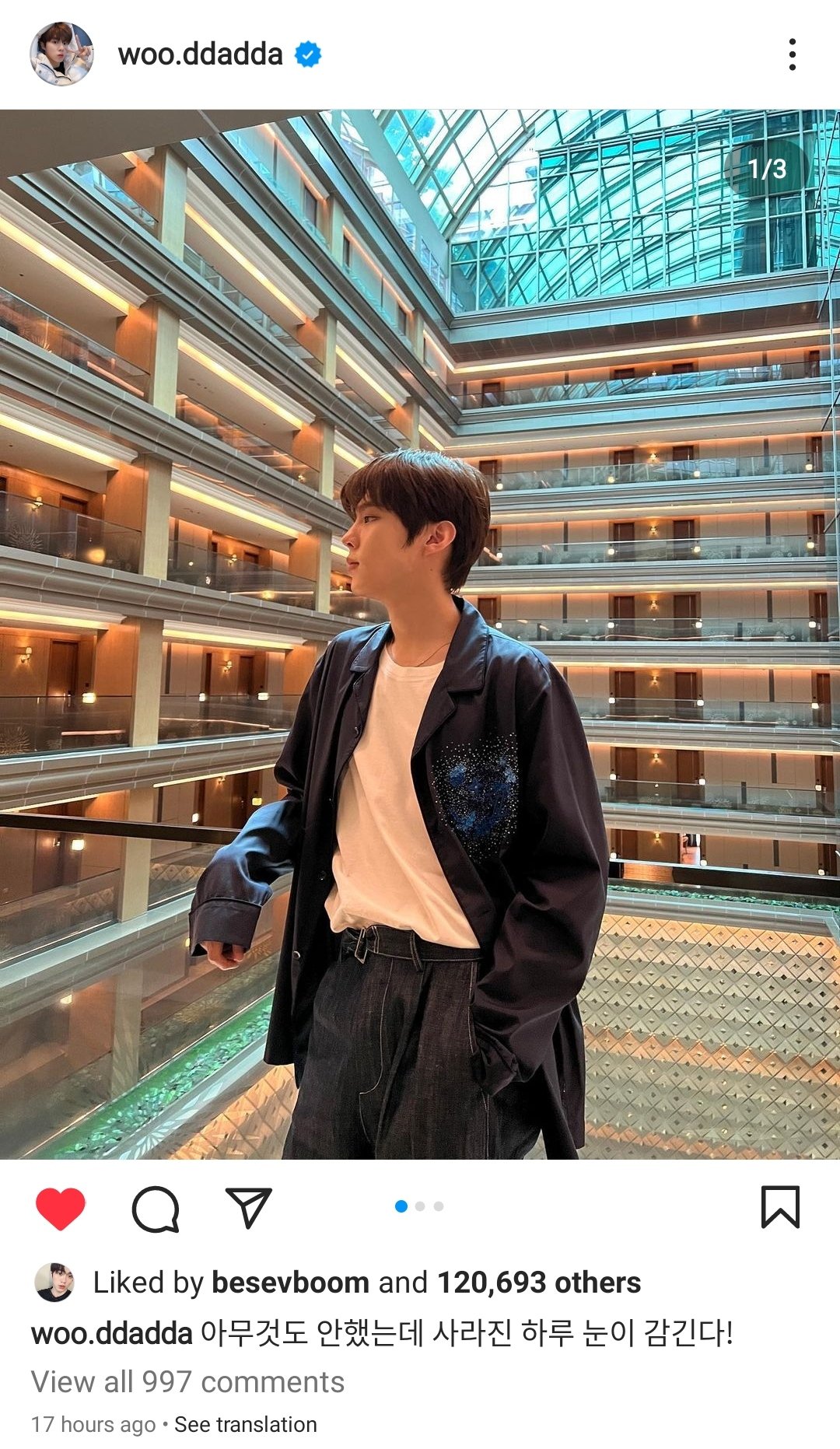 🌸NIS • busy in senior year🌸 on Twitter: "Thai actor known as Boom liked Wooseok's picture ...