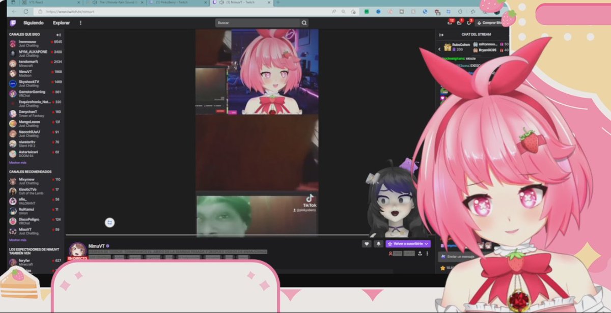 Pinku Berry 🍓 【yanderelive】 On Twitter Pues Si Aprobado La Nimusita Me Dio El Sello De