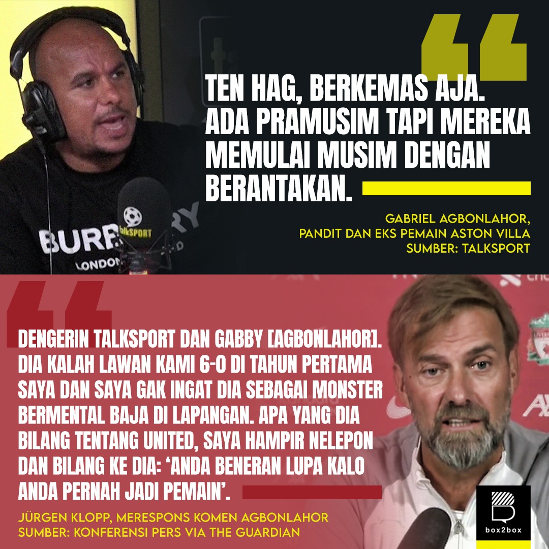Box2Box Football Podcast on Twitter: "Yo agbon chill man 💀 Sampe-sampe Klopp turun tangan loh ...
