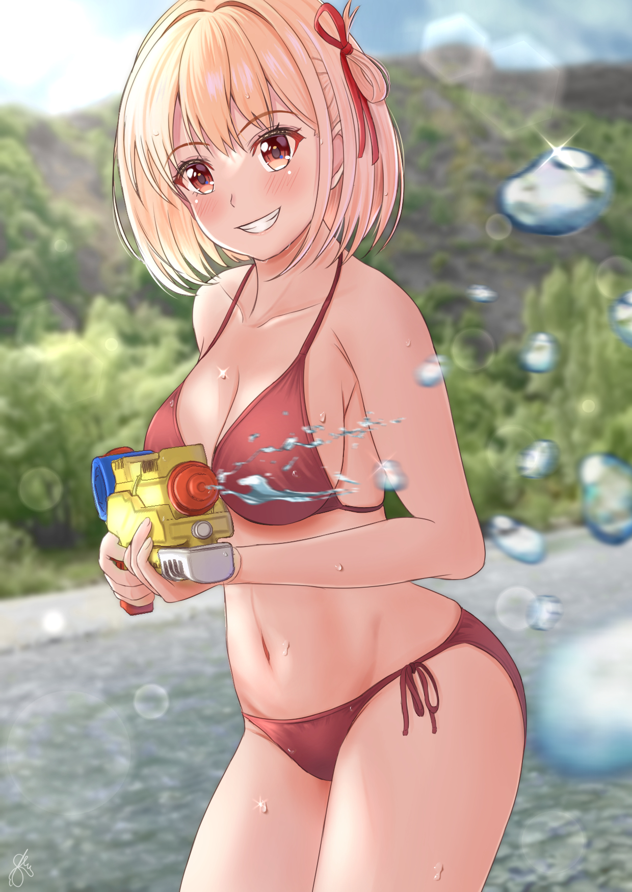 秋山エイト on Twitter: "錦木千束 #リコリコ #リコリス・リコイル #LycorisRecoil #錦木千束 https://t.co/ogDFqXUvSI" / Twitter