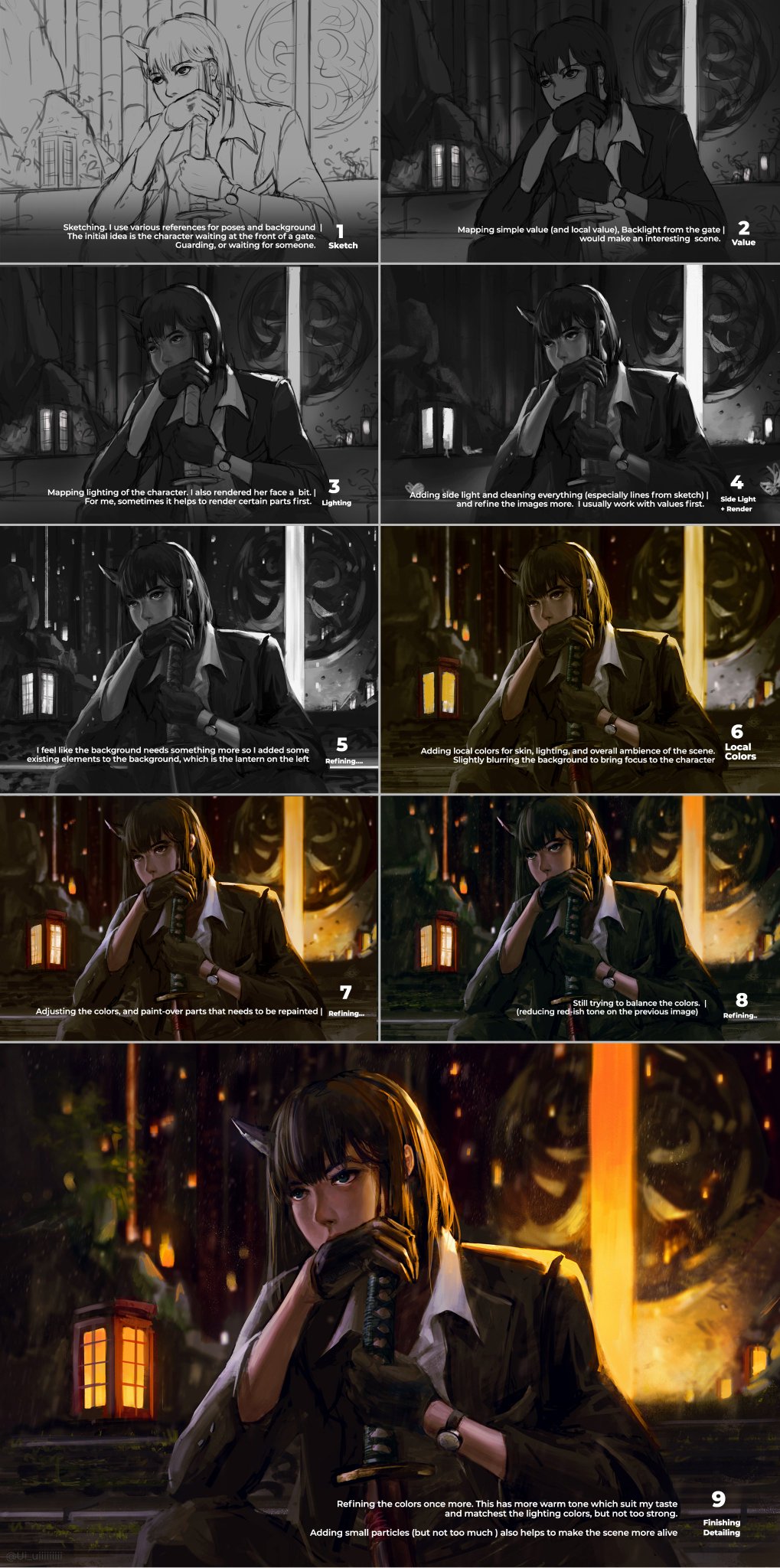 #AbbieBase on Twitter: "Art! Process buat karya sender kemarin :D temen2 pada lebih suka dari ...