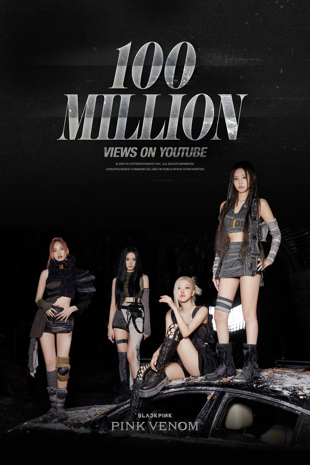 YG FAMILY on Twitter: "#BLACKPINK 'Pink Venom' M/V HITS 100 MILLION VIEWS @Youtube BLINKs ...