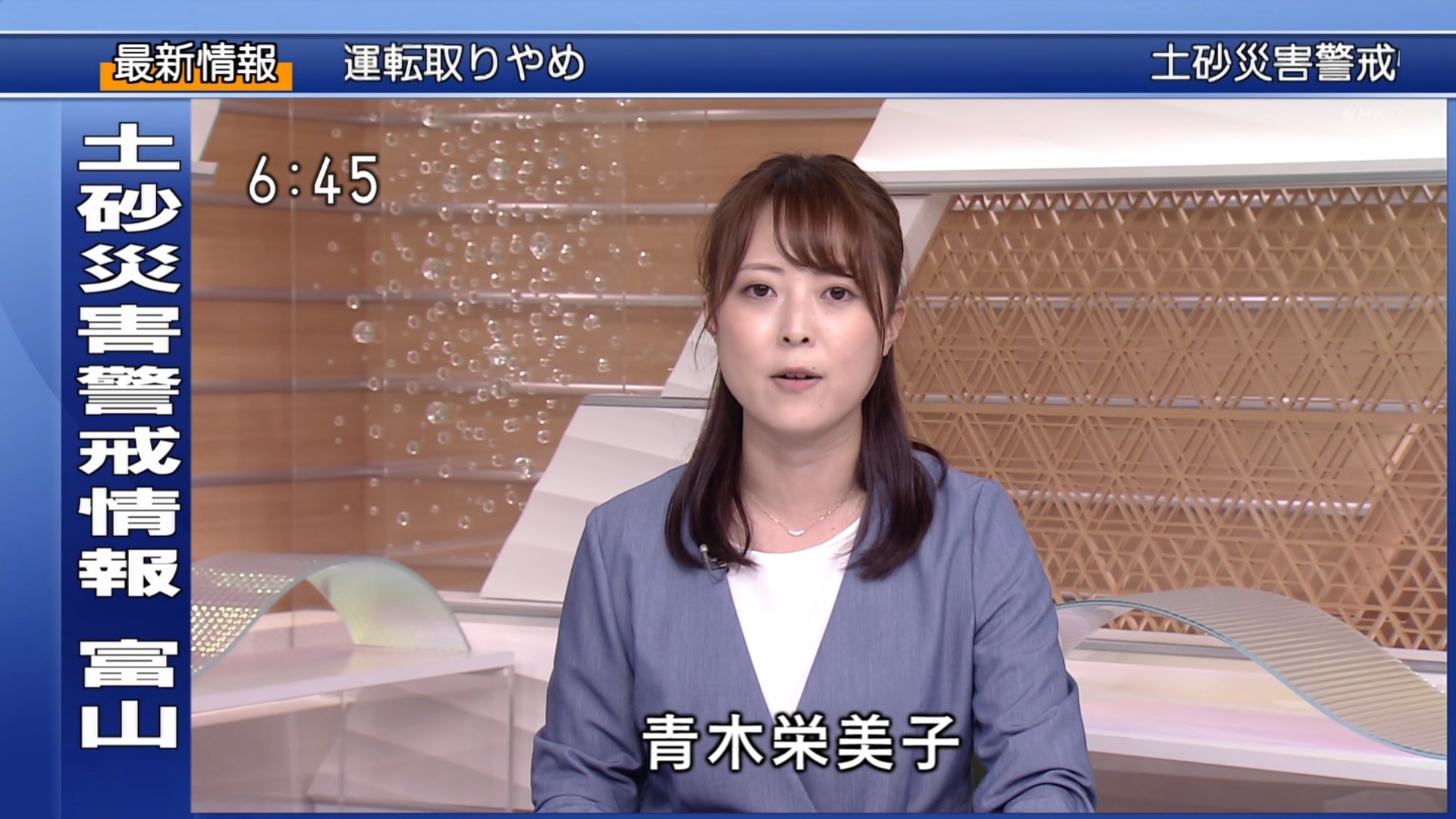 t-black200 on Twitter: "NHK富山ローカルニュース 青木栄美子さん2回目。 もしかしてNHKと契約したのか？ https://t.co/x67xD8g2V2 ...