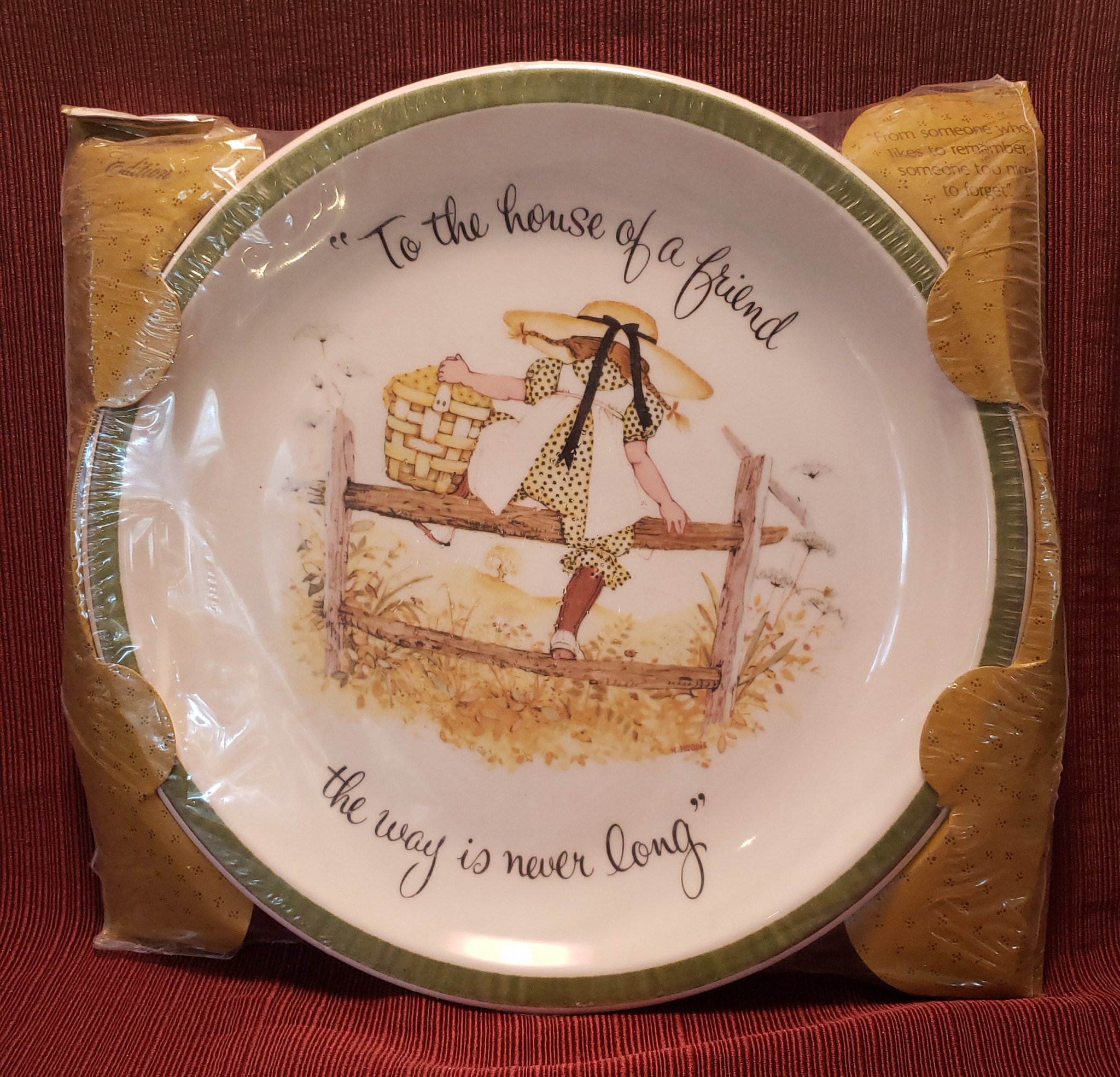 Attic Esoterica On Twitter Vintage Nib Holly Hobbie Decorate Plate