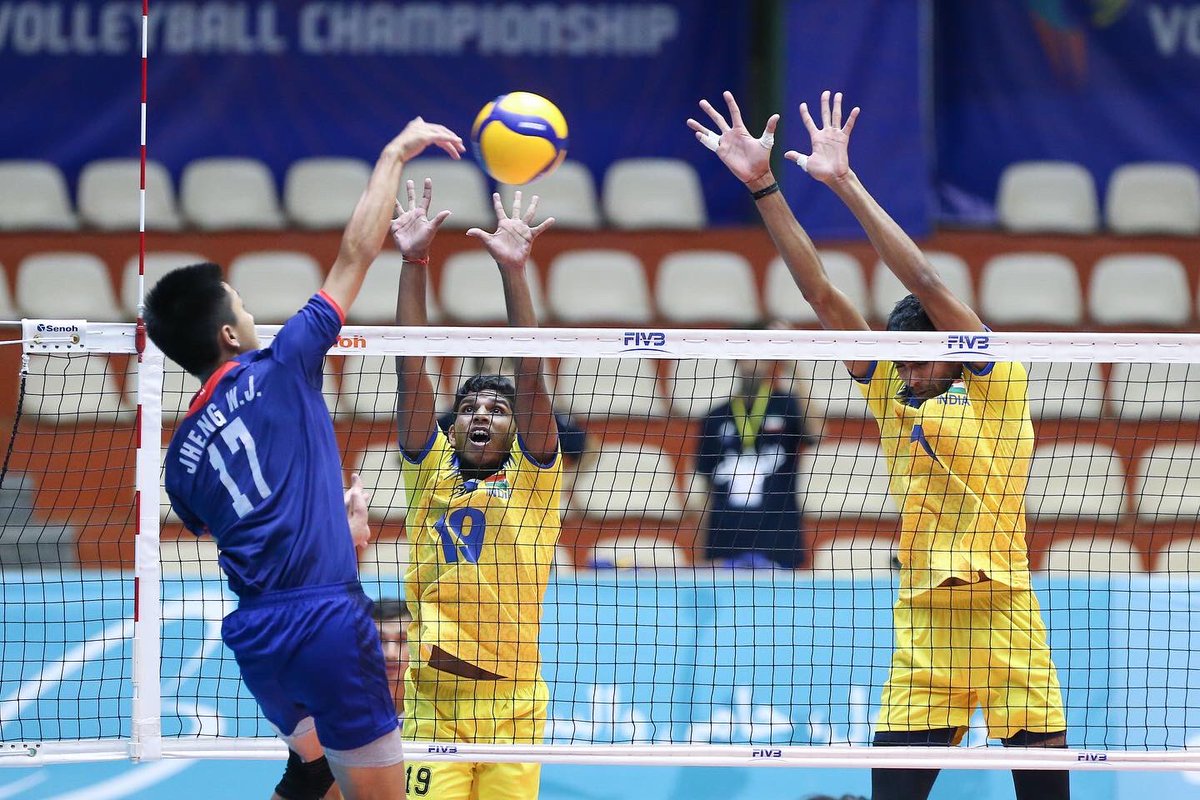 Asian Volleyball Confederation on Twitter: "India battled their way to semifinals of the 14th ...
