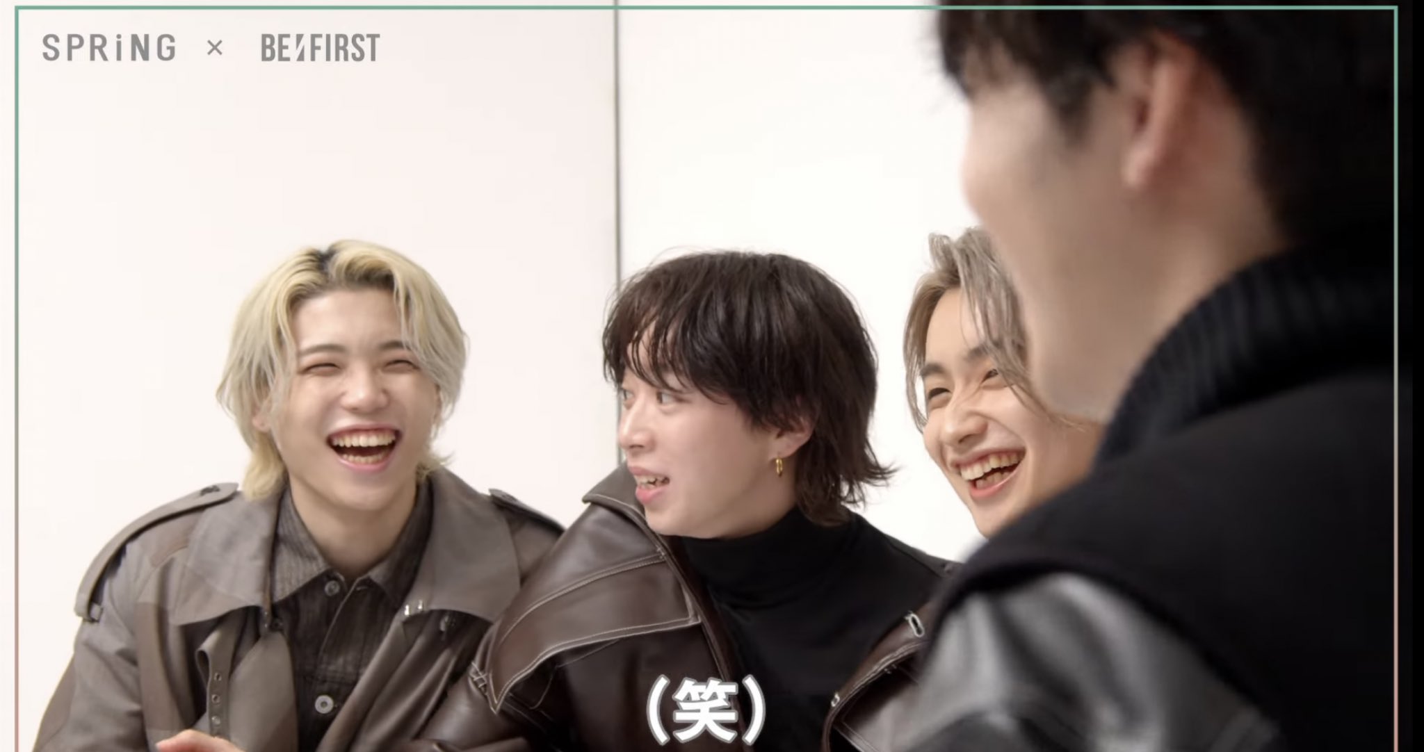 Riyo.🧢🐢🐧🐩🐶🌐📦@BMSG on Twitter: "この笑顔！！😆😍💓💓 【BE:FIRST取材／前編】メンバー同士で“あるある”発表＆撮影舞台裏 https://t.co ...