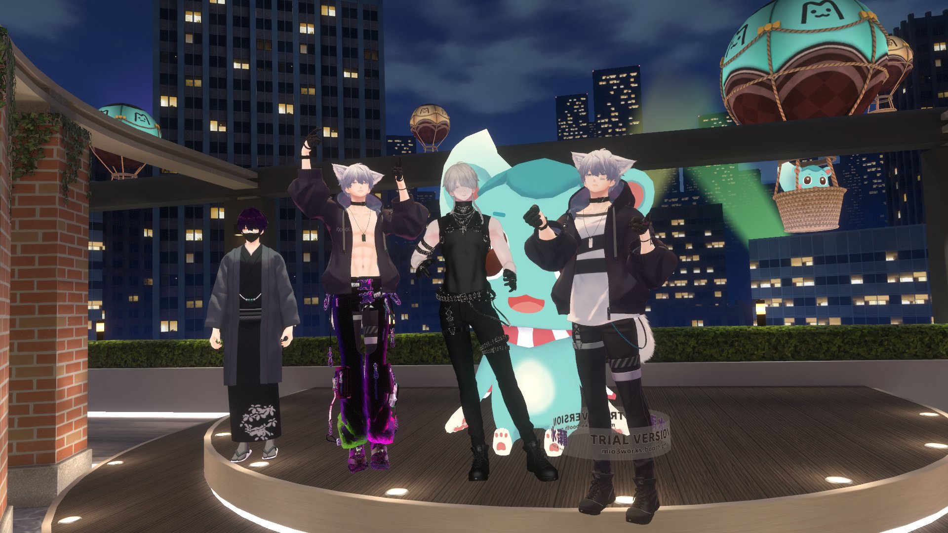 桐亚 vrc:Tong_Ya 🐱🧜🏻‍♀️💙🤍 on Twitter: "（写真1） みんなでの写真!（爱 #VRChat #VRC水瀬 #水瀬Minase集會 https://t.co ...