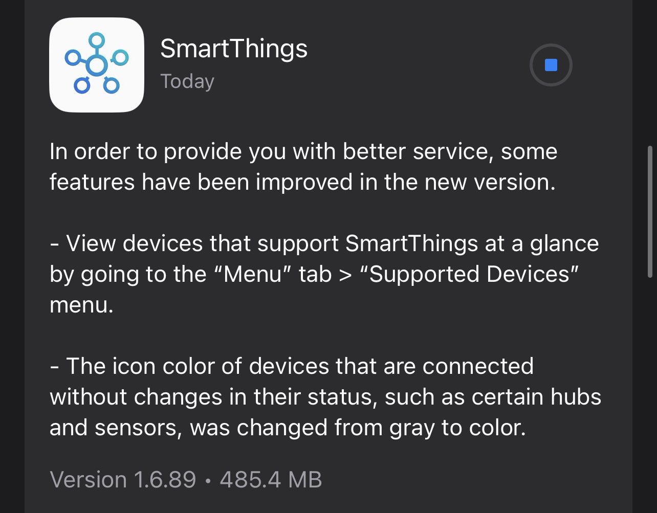 SmartThings Beat on Twitter: "SmartThings iOS App update is Rolling out. Big changes so far: 1 ...