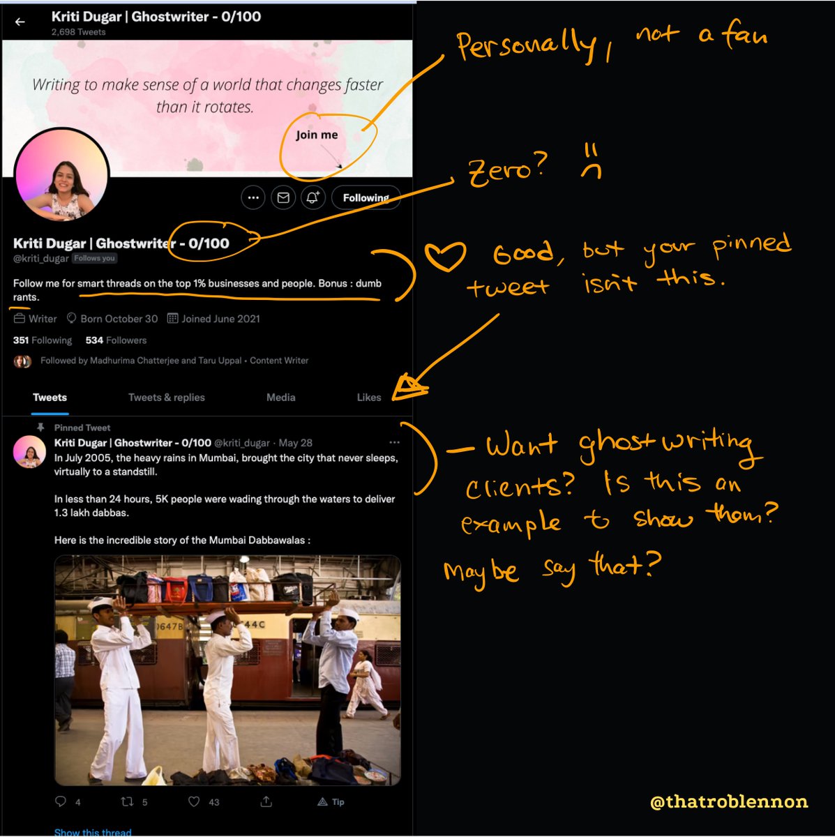 Most people's Twitter profiles suck. You're making simple mistakes that ...