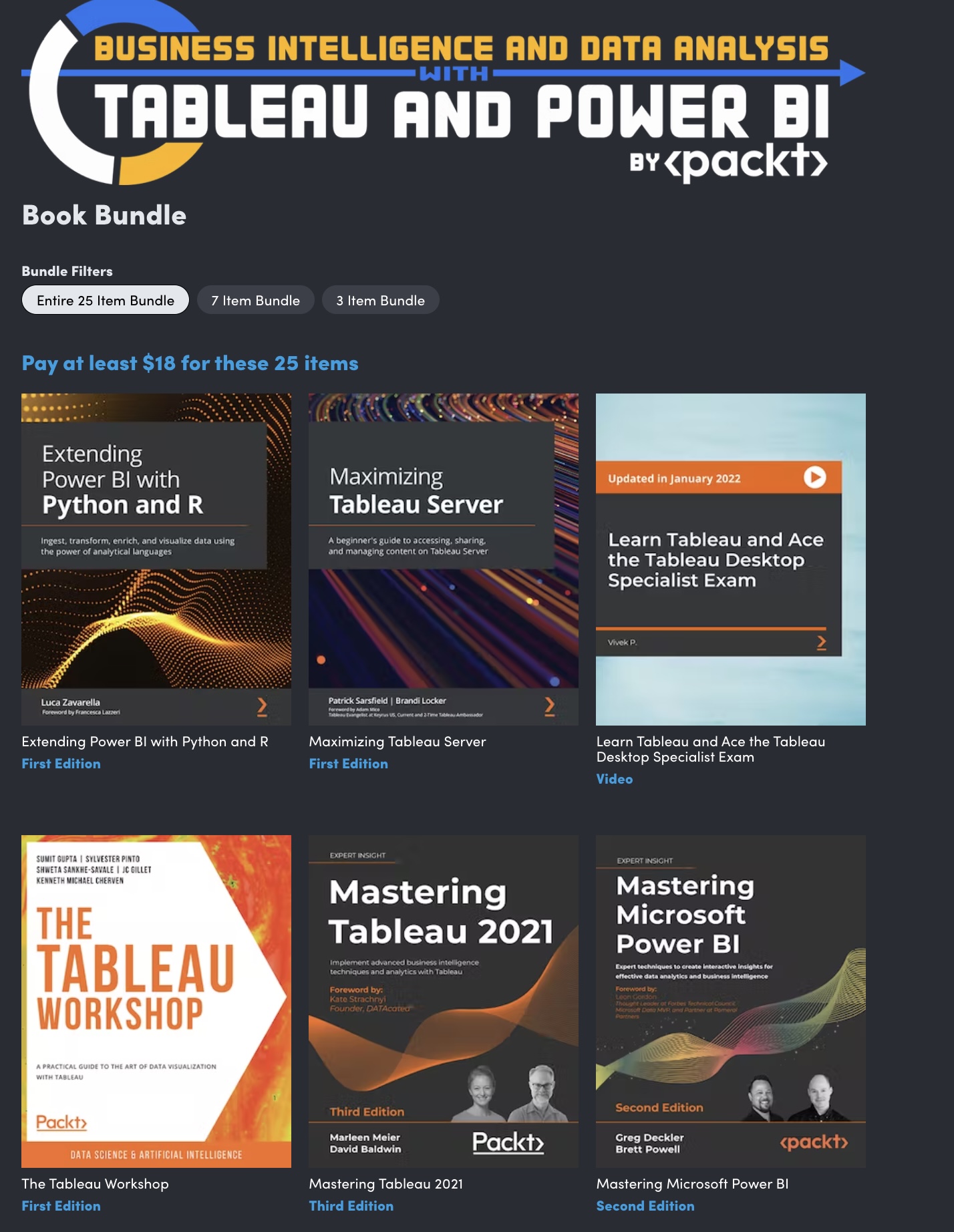 Wario64 on Twitter: "Humble Book Bundle: Business Intelligence and Data Analysis https://t.co ...