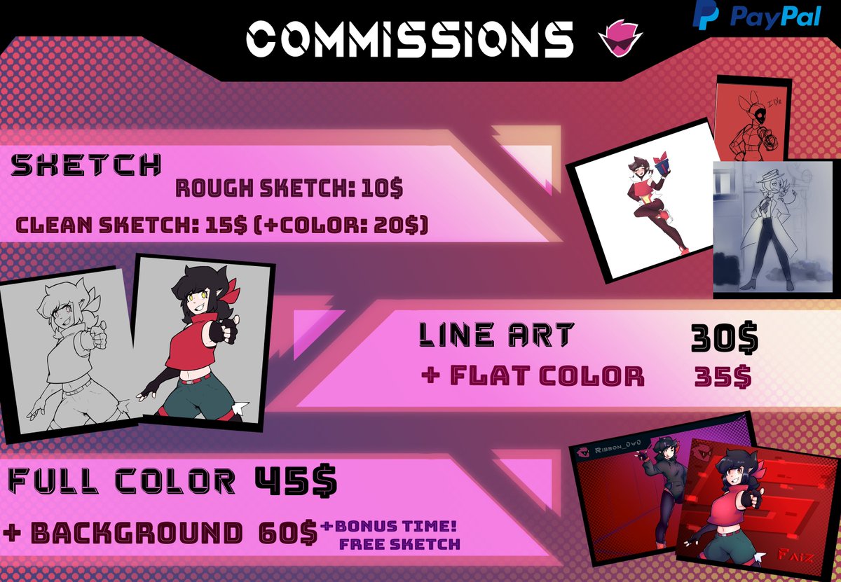 RIBBON (comms open) on Twitter: "Commisions time! https://t.co ...