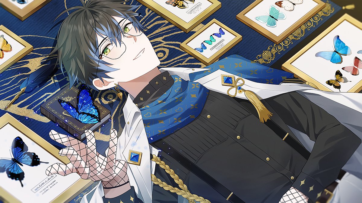 Ike Eveland🖋️NIJISANJI EN on Twitter: "RT @yys8487: Ike Eveland 🖋🖋💙💙 #Ikenography #IkeEveland # ...