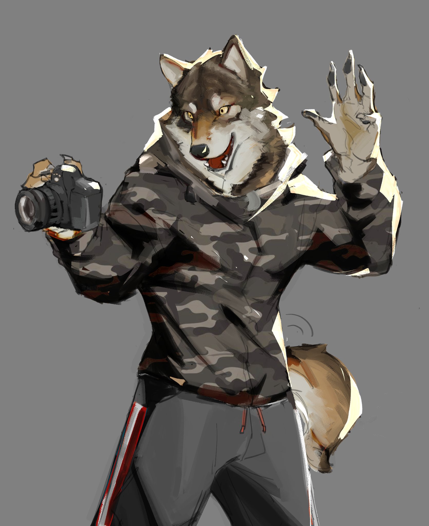 Wolf Anthro Soldier