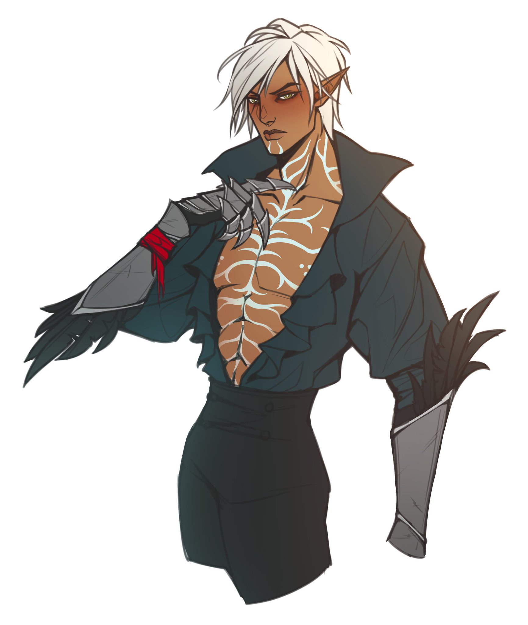 Bread 🍁🍂 on Twitter: "I offer you Fenris in a puffy shirt #DragonAge https://t.co/f1ZsxMEWCj ...