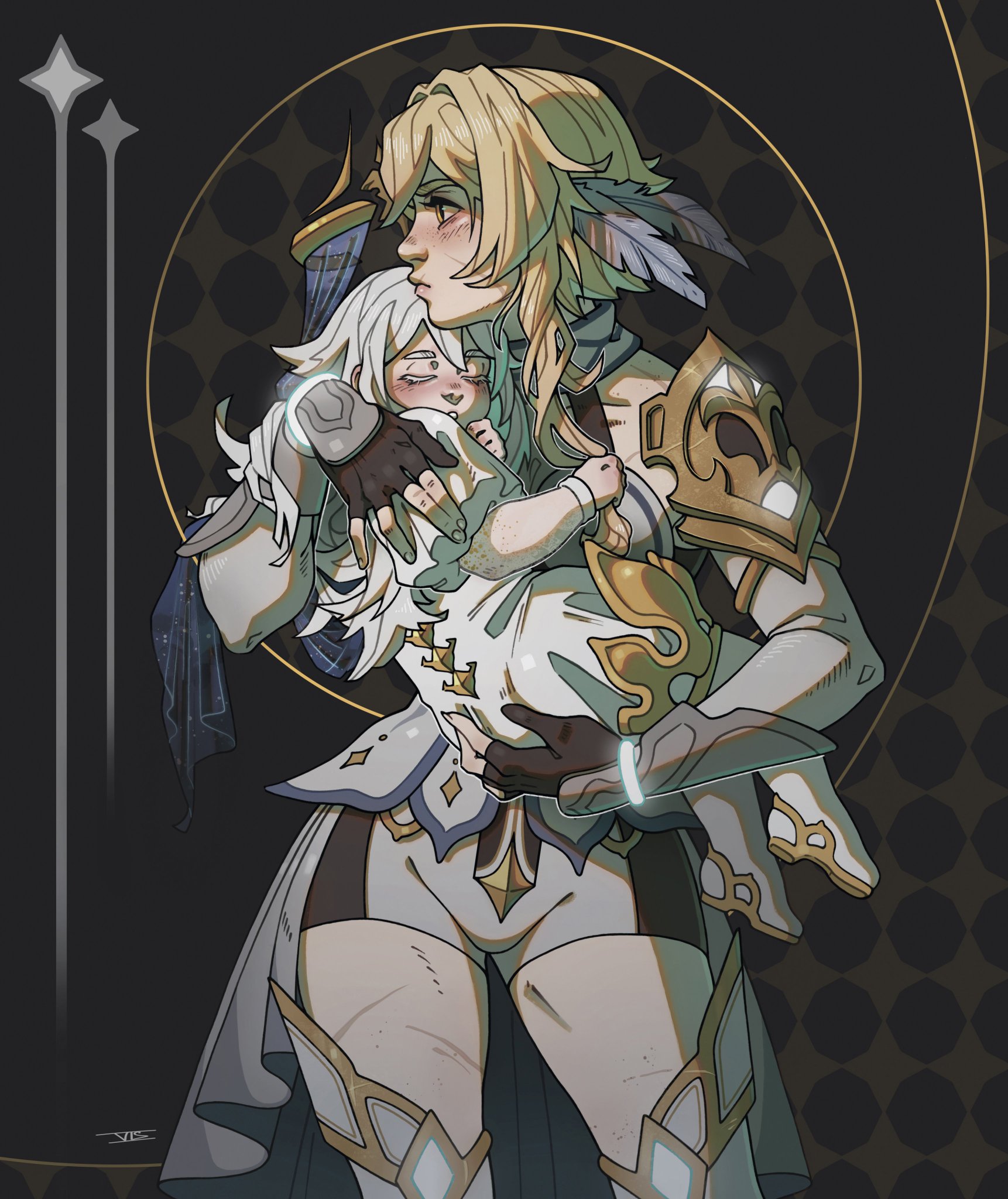 VIS on Twitter: "Stars lost in the dark #GenshinImpact #lumine #Paimon https://t.co/DaNgamz8na ...