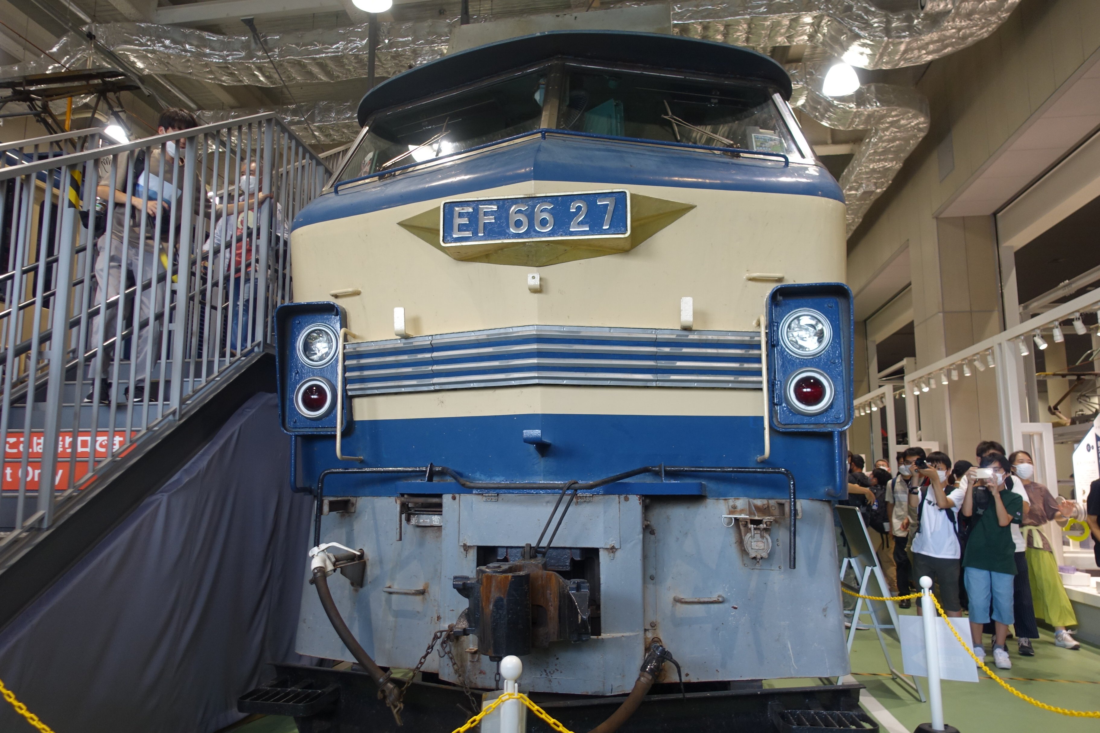 近キト741 on Twitter: "2022/8/20 EF66-27,EF65-2085,コキ107,104京都鉄道博物館展示 (運転台見学) 京都鉄道博物館にて その12 #EF66 ...