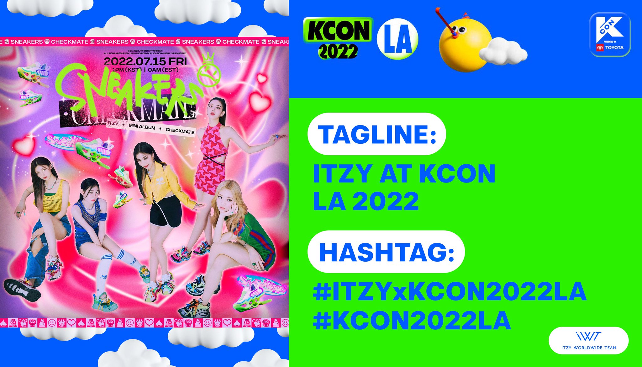 ITZY Worldwide Team on Twitter: "Midzys, use the tags below to support ITZY during KCON 2022 LA ...