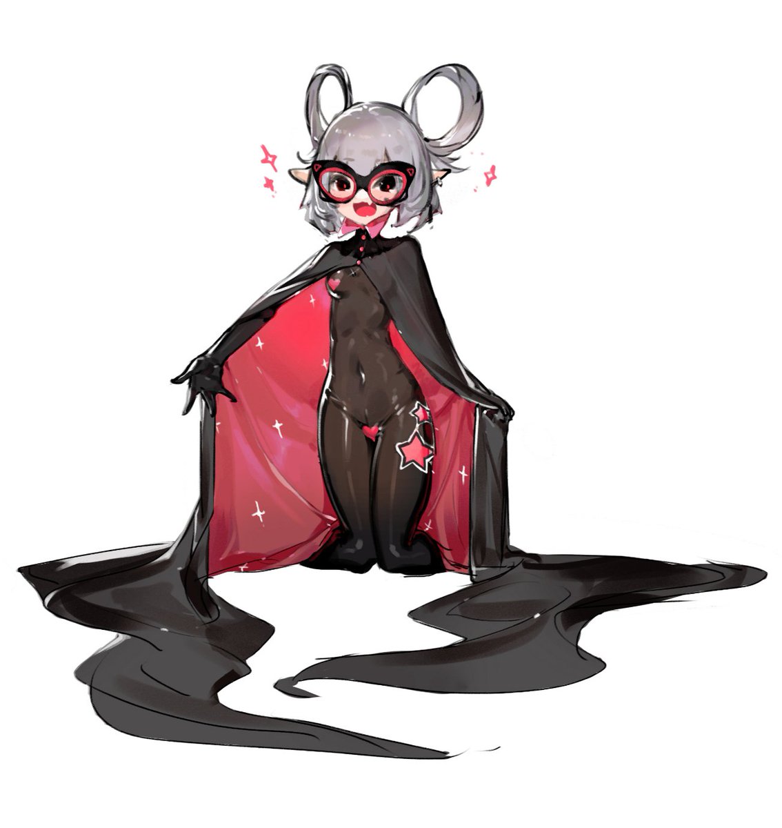 Casapig(カサブタ) on Twitter: "RT @bakhay10: 一些最初画的axx 是只非常喜欢裹着斗篷的小小只"