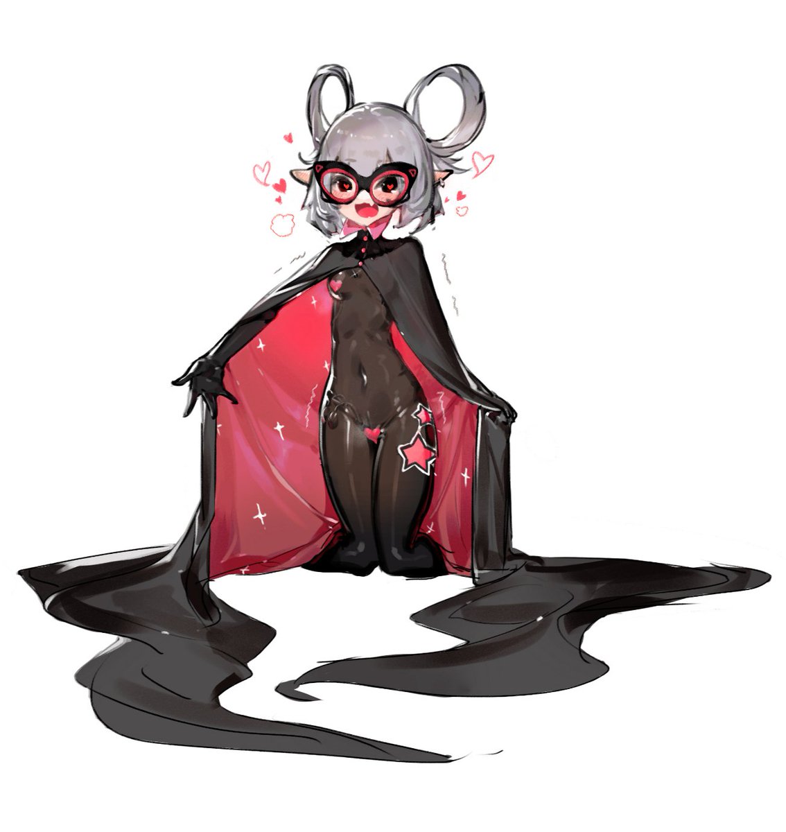 Casapig(カサブタ) on Twitter: "RT @bakhay10: 一些最初画的axx 是只非常喜欢裹着斗篷的小小只"